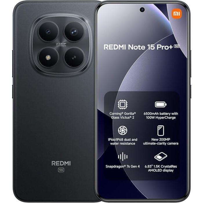 Xiaomi Redmi Note 15 Pro Plus 256 GB Black | Teknozone